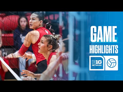 Iowa at Indiana | HIGHLIGHTS | Big Ten Volleyball | 11/07/2025