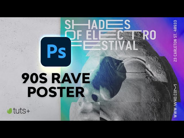 How to Create a 90s Abstract Rave Poster in Adobe Photoshop | Envato Tuts+