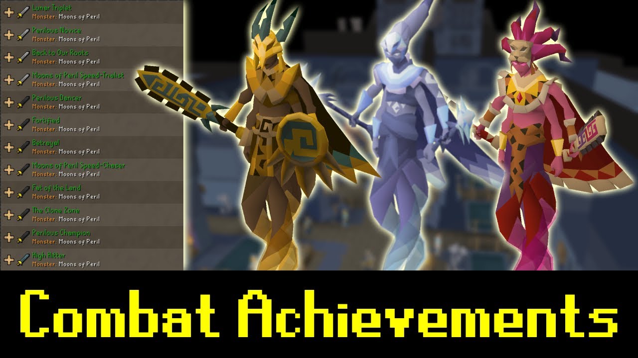 ALL Perilous Moons Combat Achievements Guide - YouTube