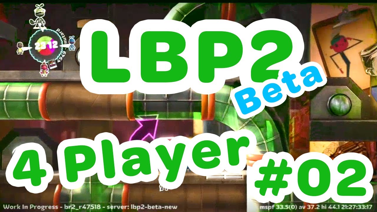 LittleBigPlanet 2 Beta DoneyKebab's 4 Player Fun 2 LBP2 (Gameplay ...