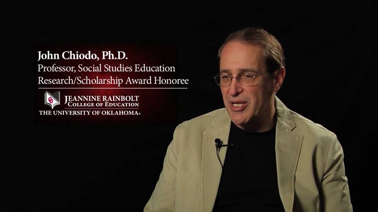 John Chiodo, Ph.D. - 2010 Research/Scholarship Award Honoree - YouTube