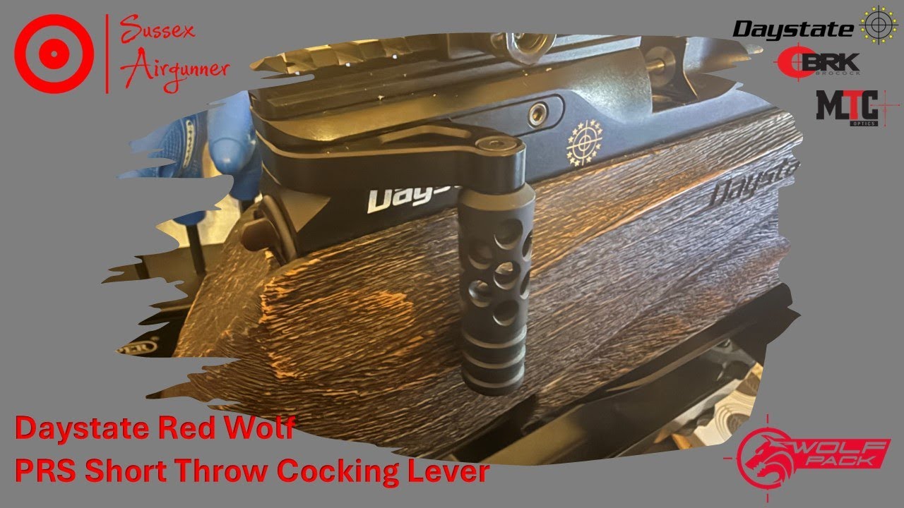 Daystate Red Wolf 🎯 PRS Short Throw Cocking Lever - YouTube