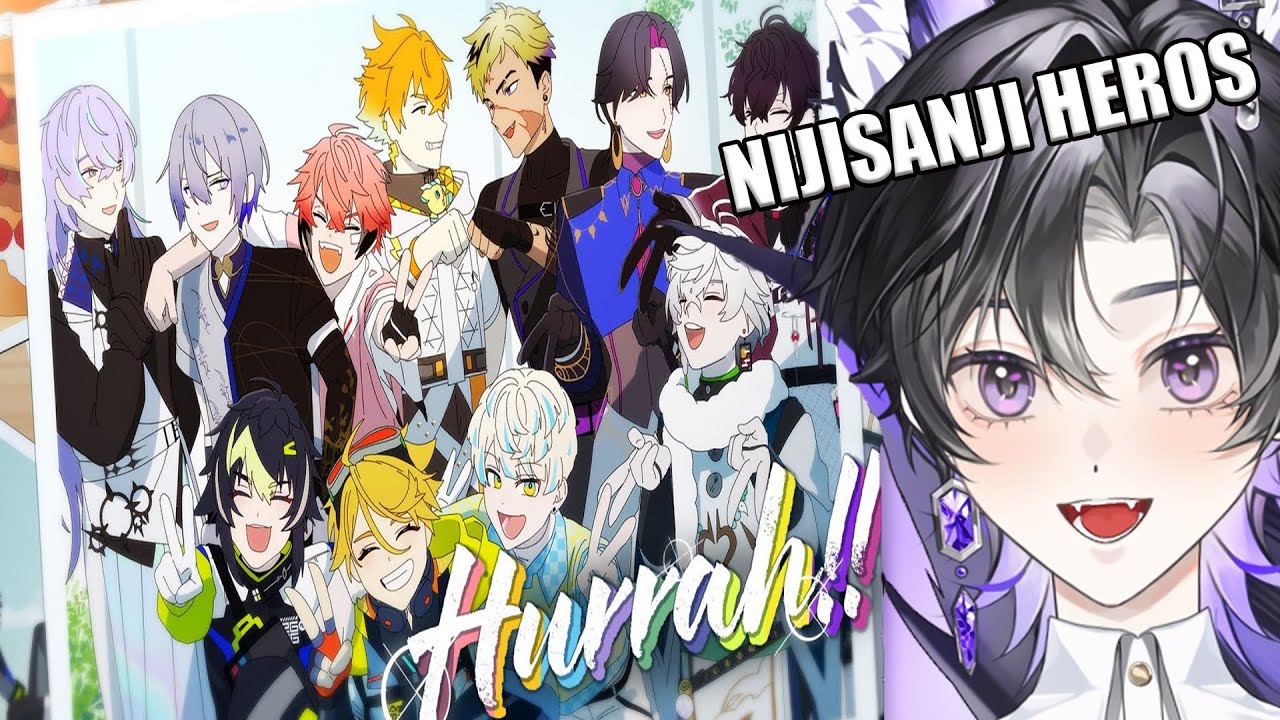 AW EVERYONES TOGETHER! | 【歌ってみた】Hurrah!! / HEROES Cover【叢雲カゲツ/にじさんじ】Nijisanji Reaction - YouTube