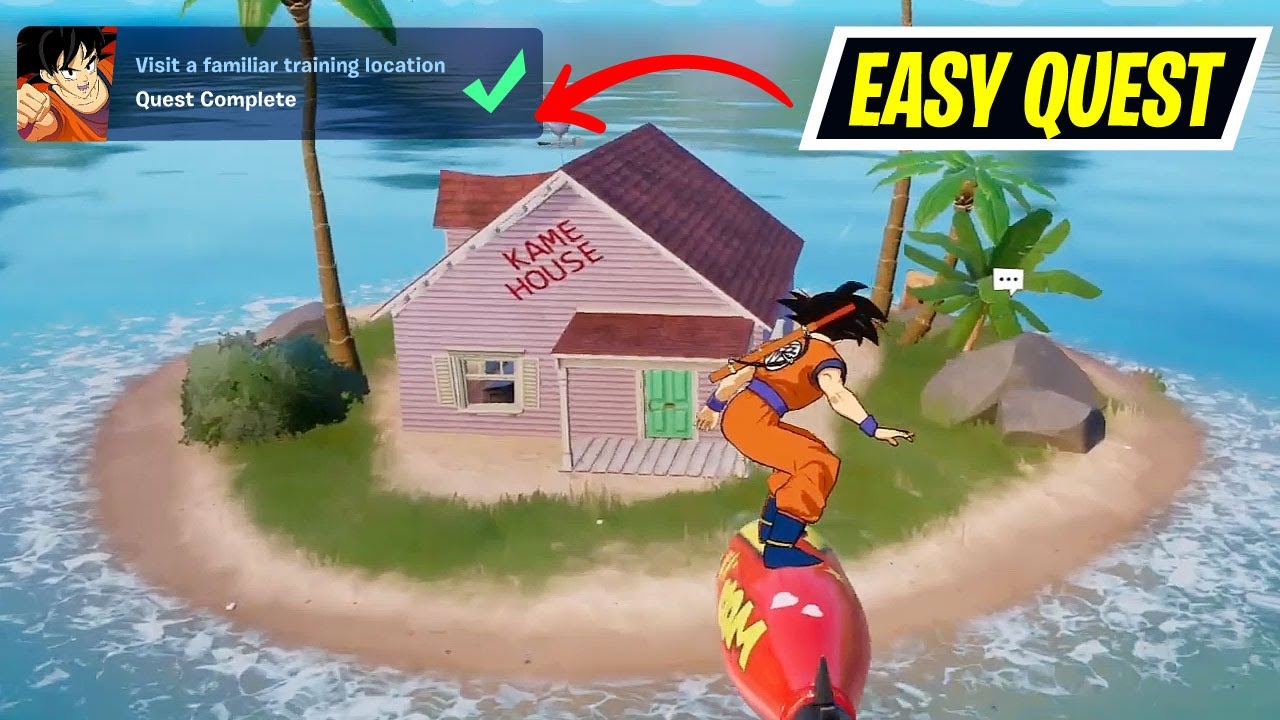 Visit a familiar training location Fortnite - YouTube