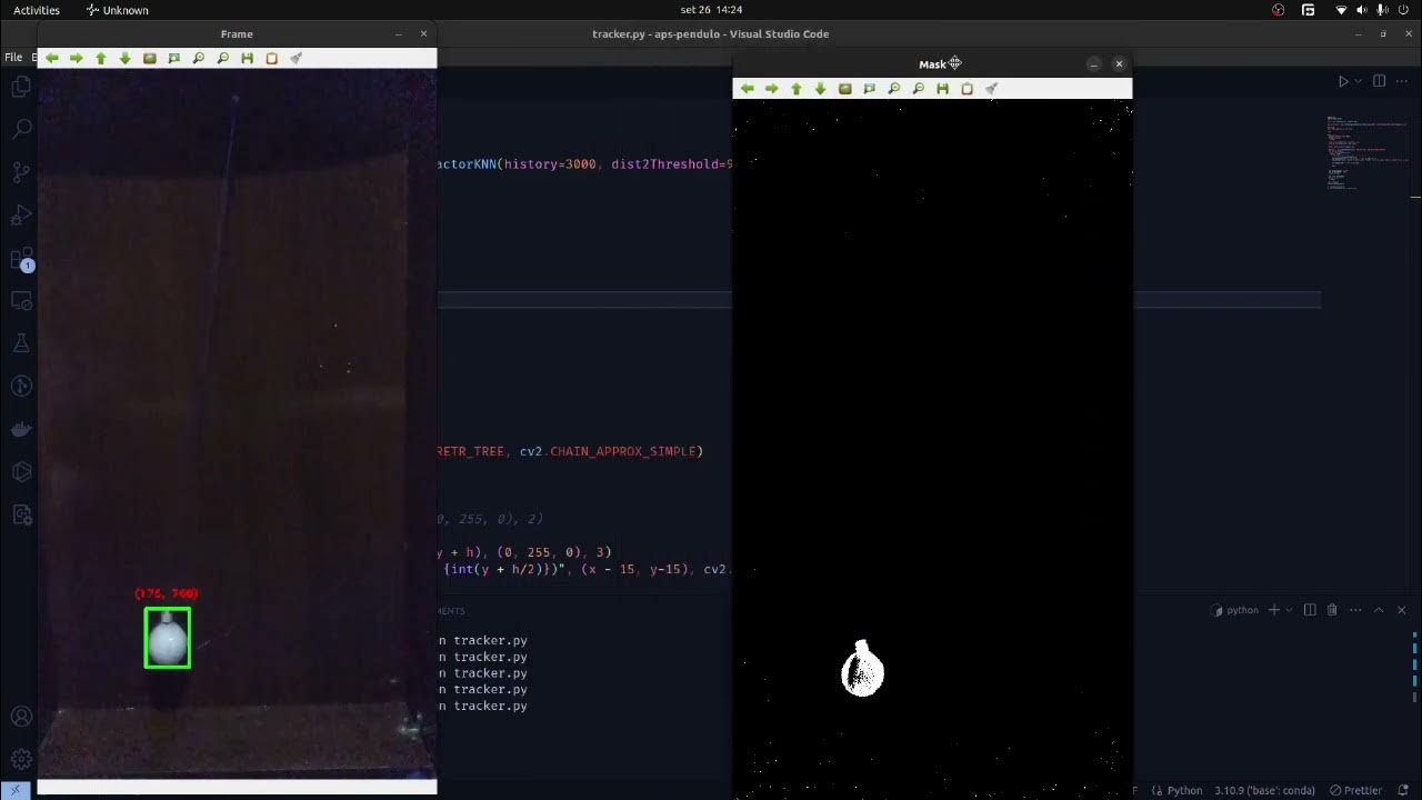 Rastreamento de Pêndulo com OpenCV e Python (Do Hello World até o Fator de Qualidade) - YouTube