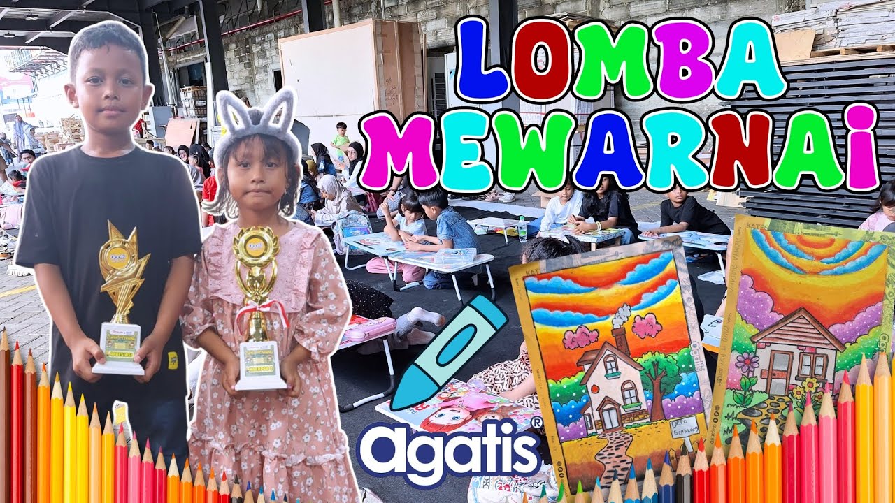LOMBA MEWARNAI BERSAMA AGATIS DI DEPO GEMILANG ‼️AIMAR DIKALAHIN AZMYA ...