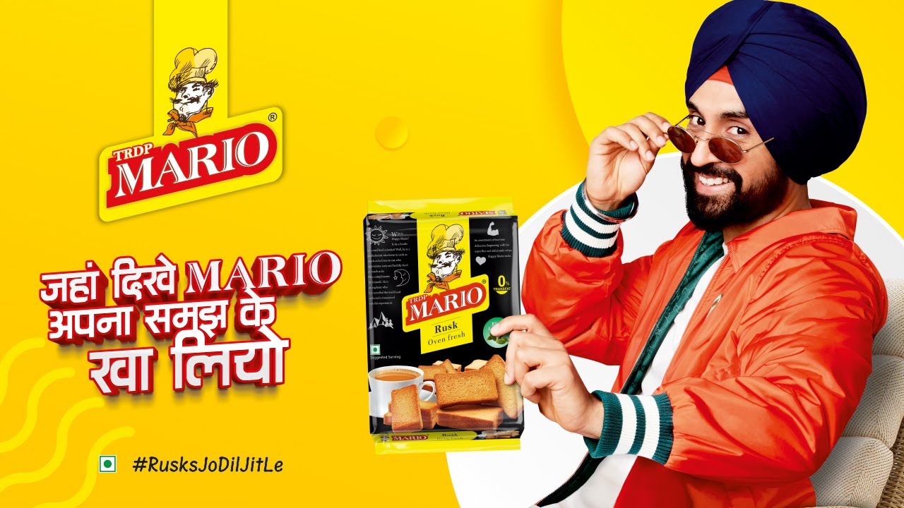 Mario Rusk | Rusks Jo Dil Jit Le | Diljit Dosanjh | #MarioFoods - YouTube