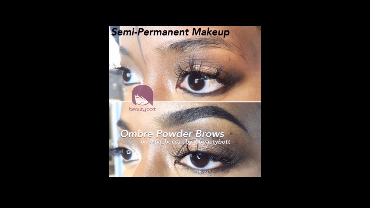 Tiarra from Love & Hip Hop Atlanta Gets Ombre Powder Brows - YouTube