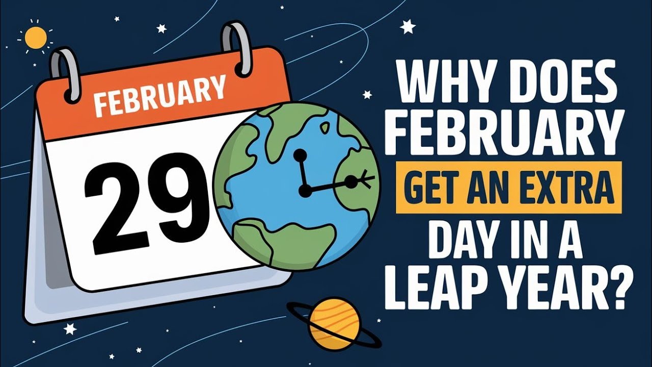 WHY DO WE ADD ONE EXTRA DAY TO FEBRUARY IN LEAP YEAR ? - YouTube