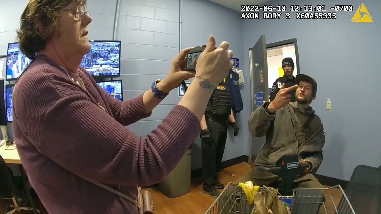 Walmart Thief Trespassed - YouTube