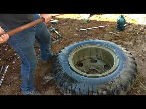 First Experience, 1952 Military Deuce and a Half, Split Ring Wheel Flat ...