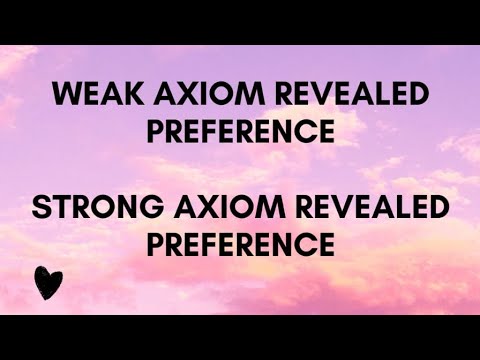 #Economicslove #WARP #SARP #Revealedpreference - YouTube