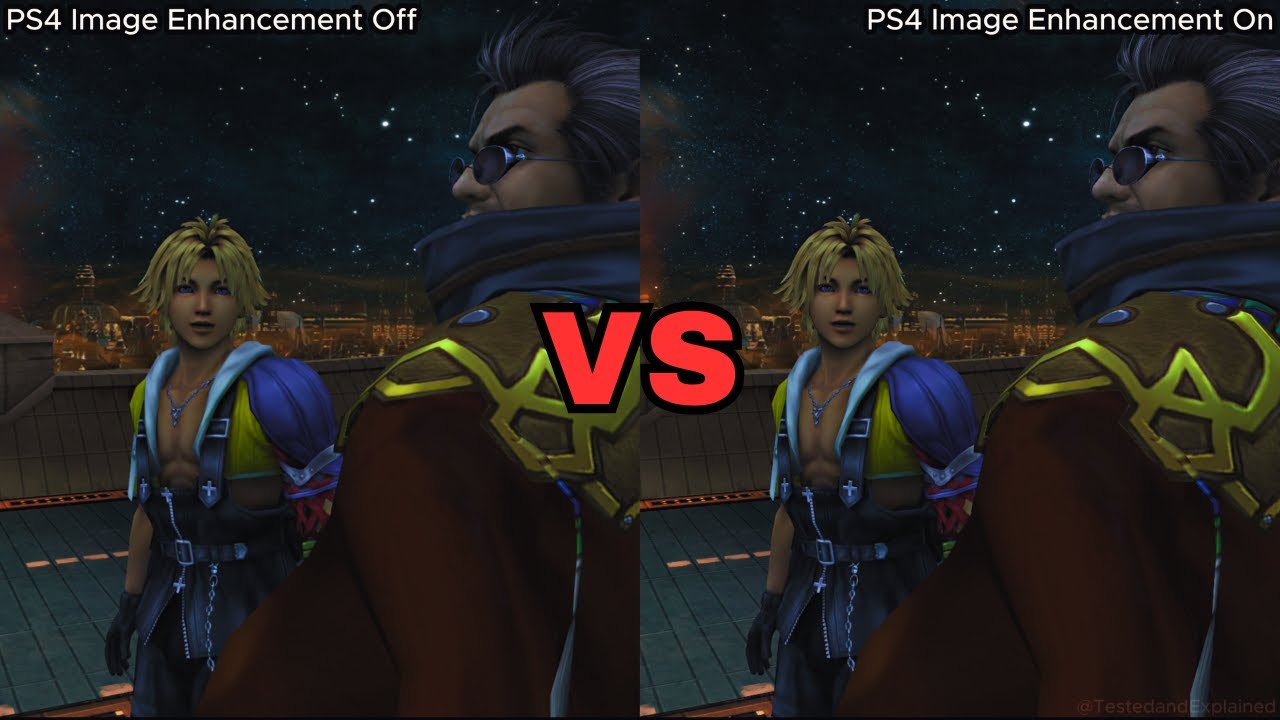 Final Fantasy X HD Remaster (PS5 Pro): PS4 Image Enhancement Comparison ...
