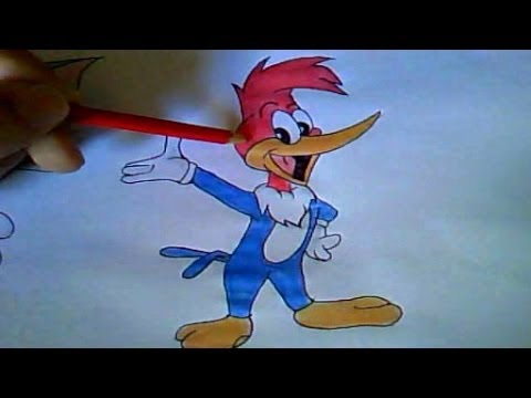 Como Desenhar Pica-Pau "Desenha fácil" - YouTube