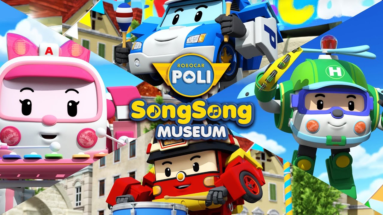Robocar POLI SongSong Museum MV Medley | 28 Songs for Toddlers ...