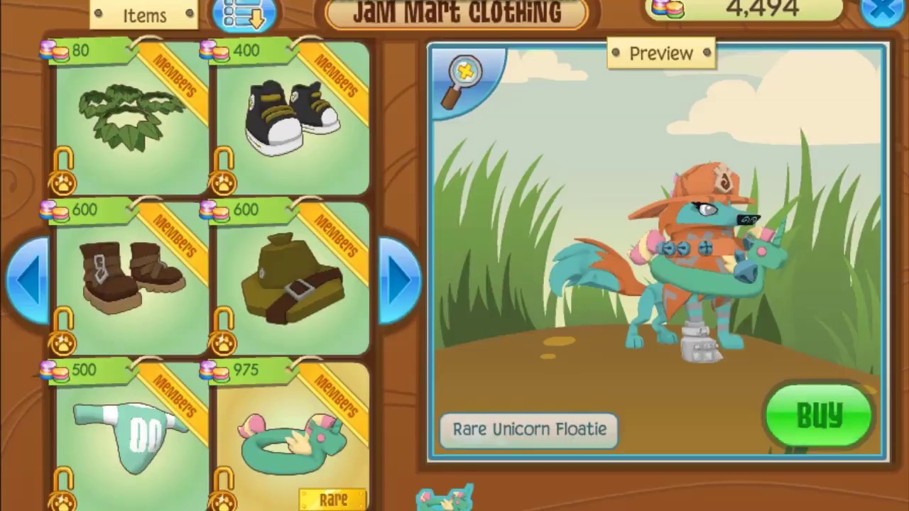 Animal Jam| Rare item Monday: Rare unicorn floatie - YouTube