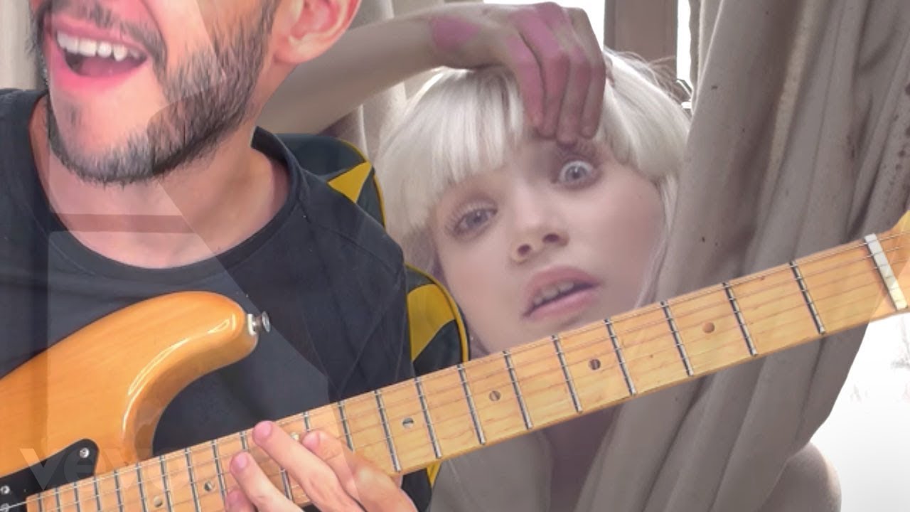 SIA - Chandelier - Guitar SOLO instrumental Cover - YouTube