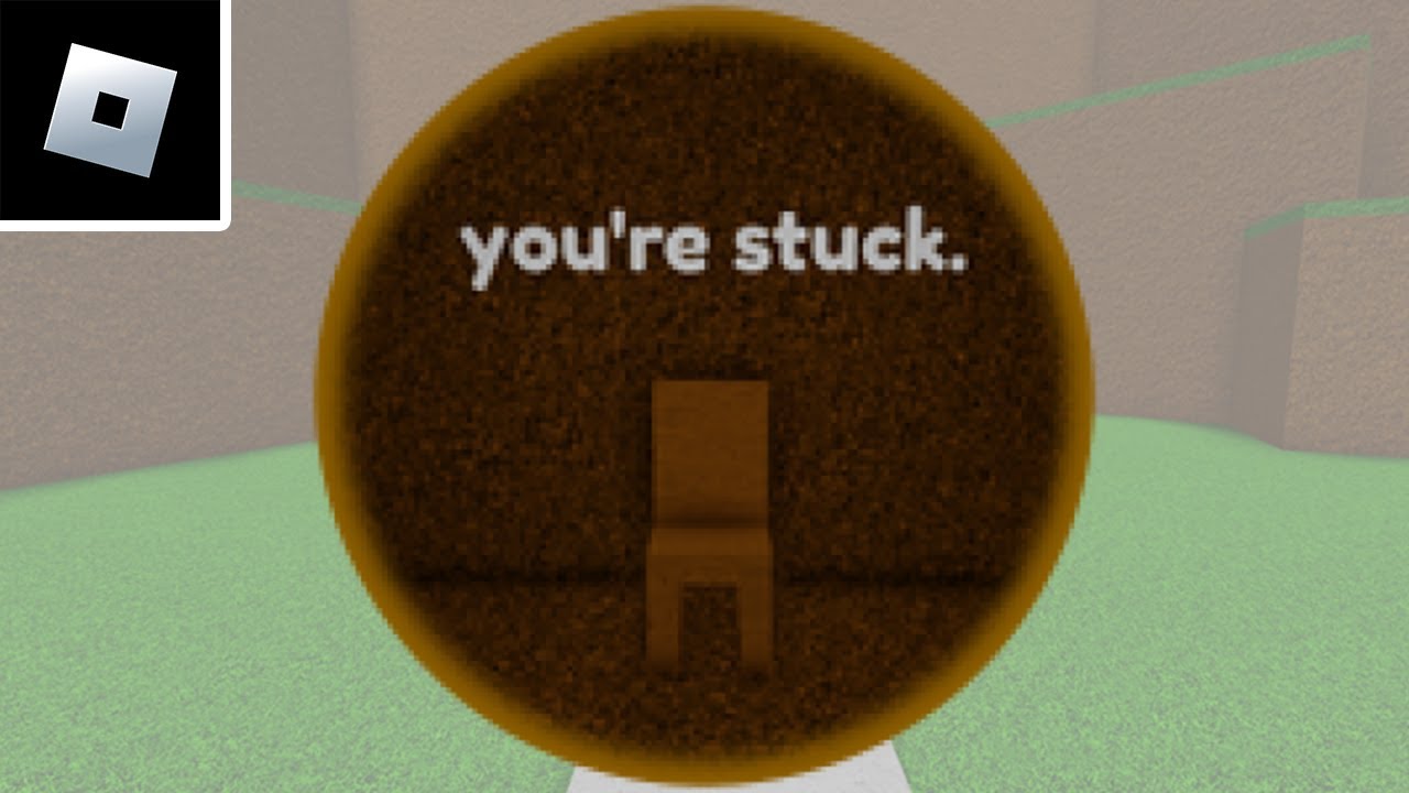 Roblox easiest game on roblox: how to get "Stuck" ending - YouTube