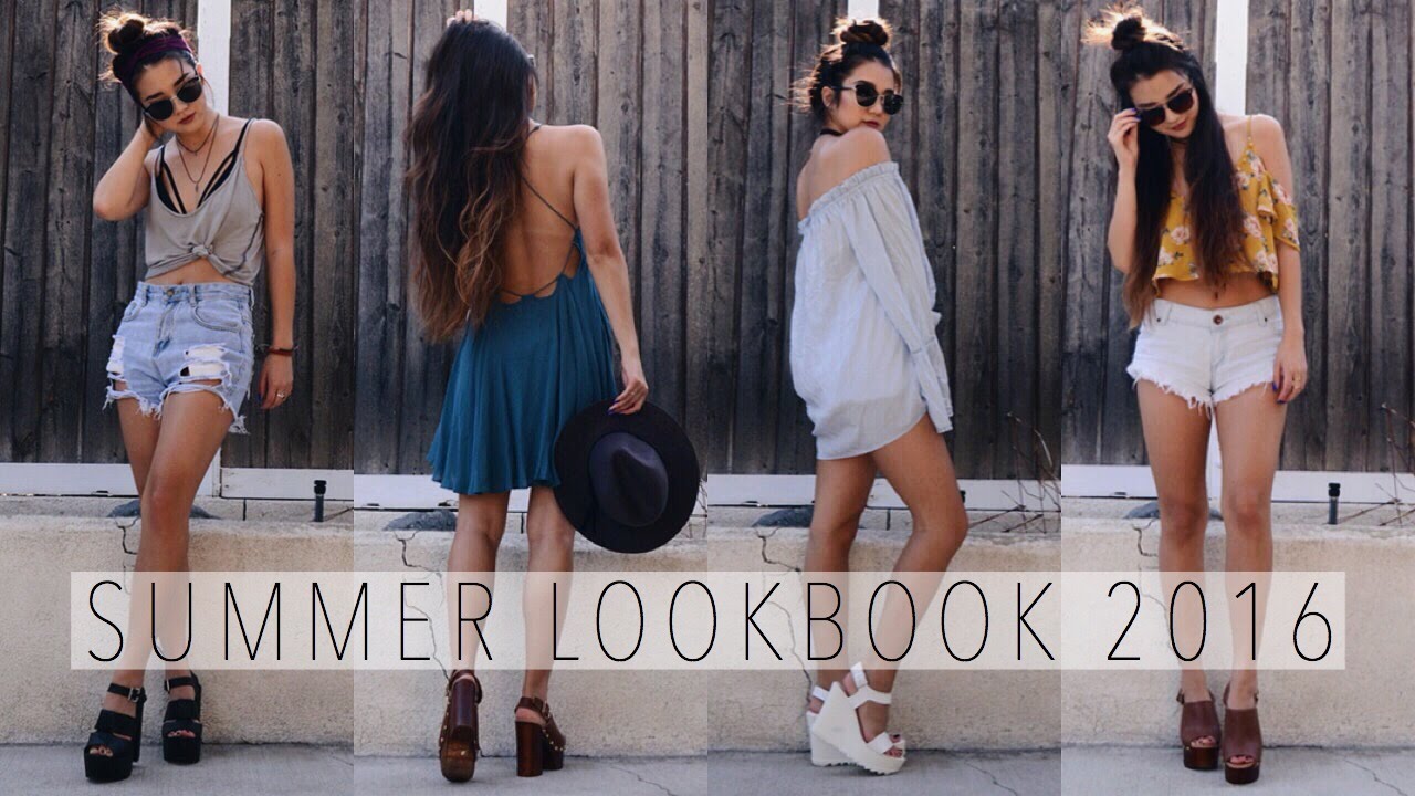 Summer Lookbook | August 2016 - YouTube