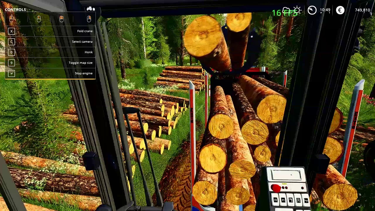 Fs19 Forestry on Ramna #4 Finishing the Forwarding and starting Hauling ...