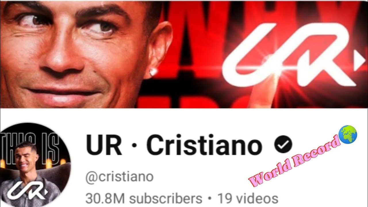 OMG 😰😱 Cristiano Ronaldo Gain 30+ million subscribers World Record 🌏 Murad Tech Pk # ...