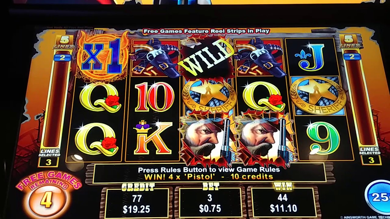 Enforcer slot machine on hyper bucks progressive jackpots feature - YouTube