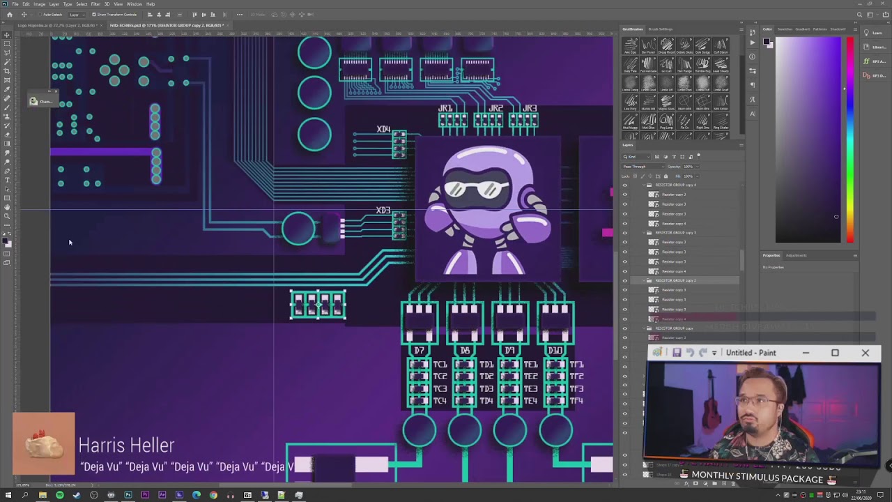 A Timelapse Artwork For Streamer Csharpfritz Youtube