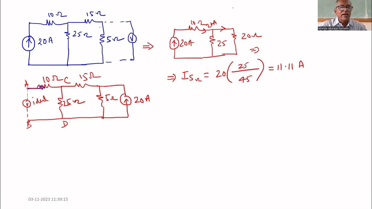 Class 17E: Circuit Theory: Problem on Reciprocity Theorem - YouTube