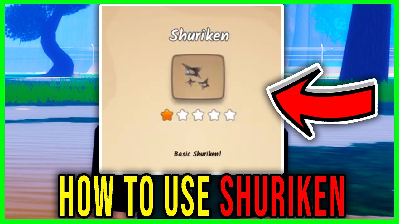 SHURIKEN - HOW TO GET & USE SHURIKENS [NINJA TIME] - Roblox - YouTube
