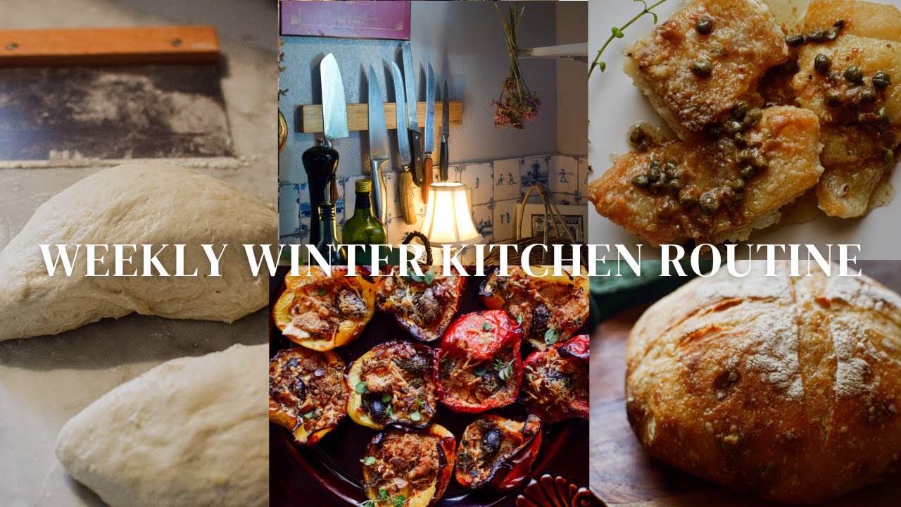 The Heart Of the Home | My Winter Weekly Kitchen Routine - YouTube