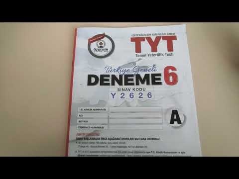 ÖZDEBİR TYT-6 YORUMUM #özdebir #tyt 