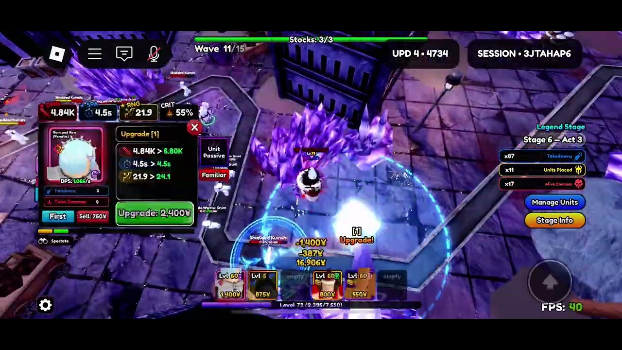 Solo Bleach Legend Stage Act 3 with Rem. Anime Vanguard - YouTube