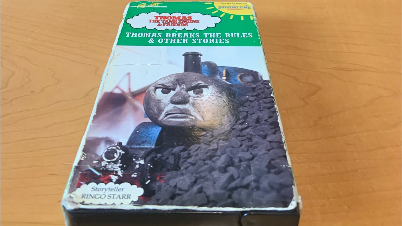 Thomas the Tank Engine VHS opening Thomas breaks the rules 1991 - YouTube