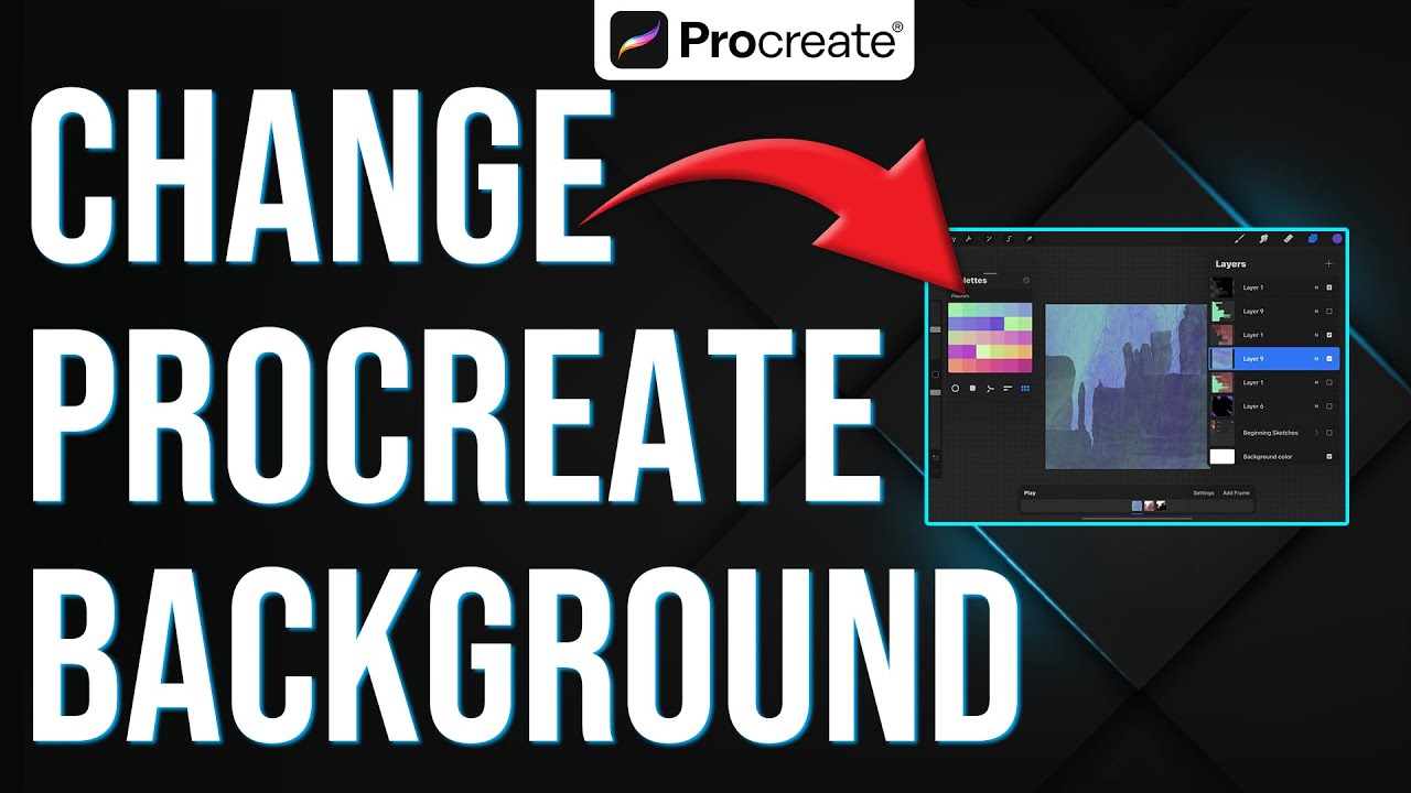 How To Change Procreate Background (How To Set/Add Background In ...