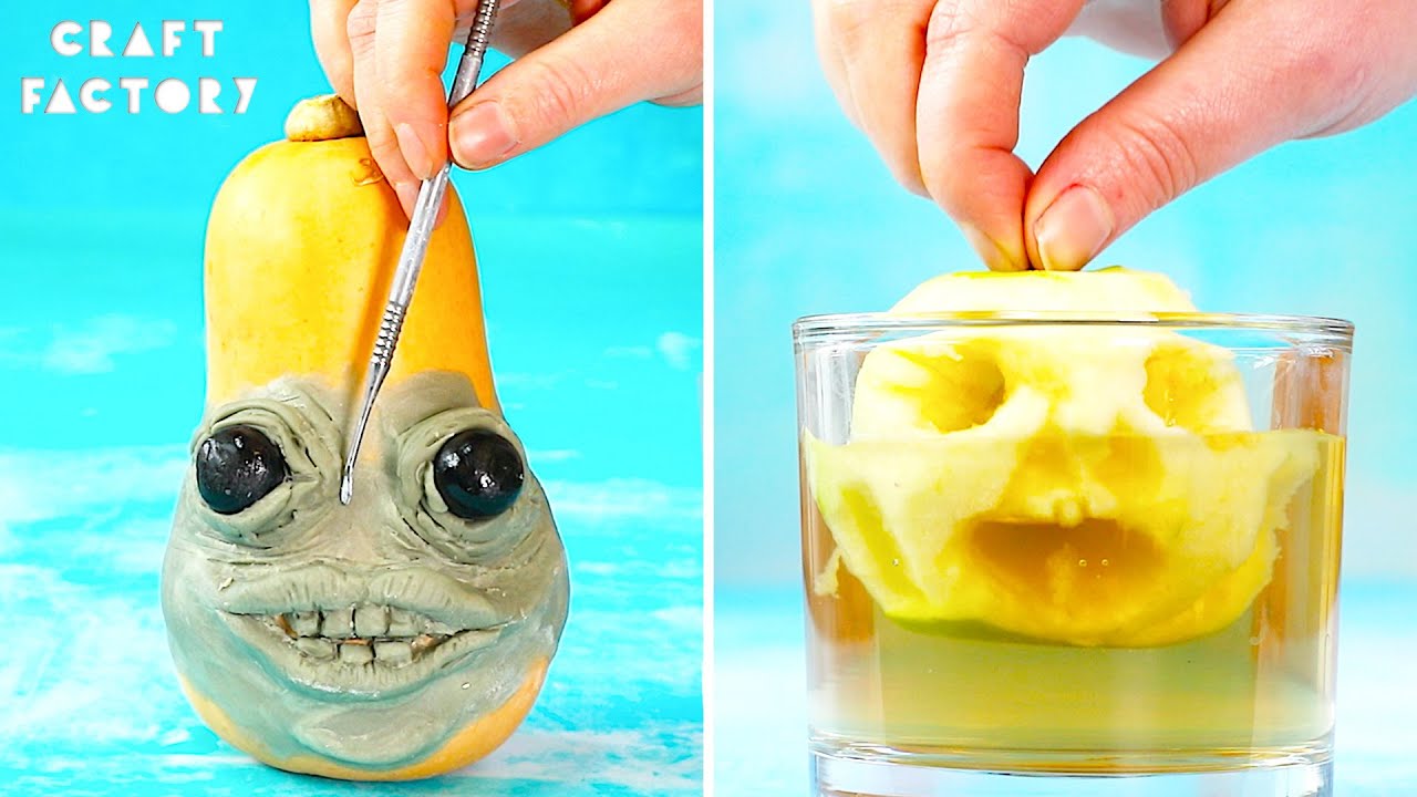 Cursed Vegetable Makeovers | Craft Factory - YouTube