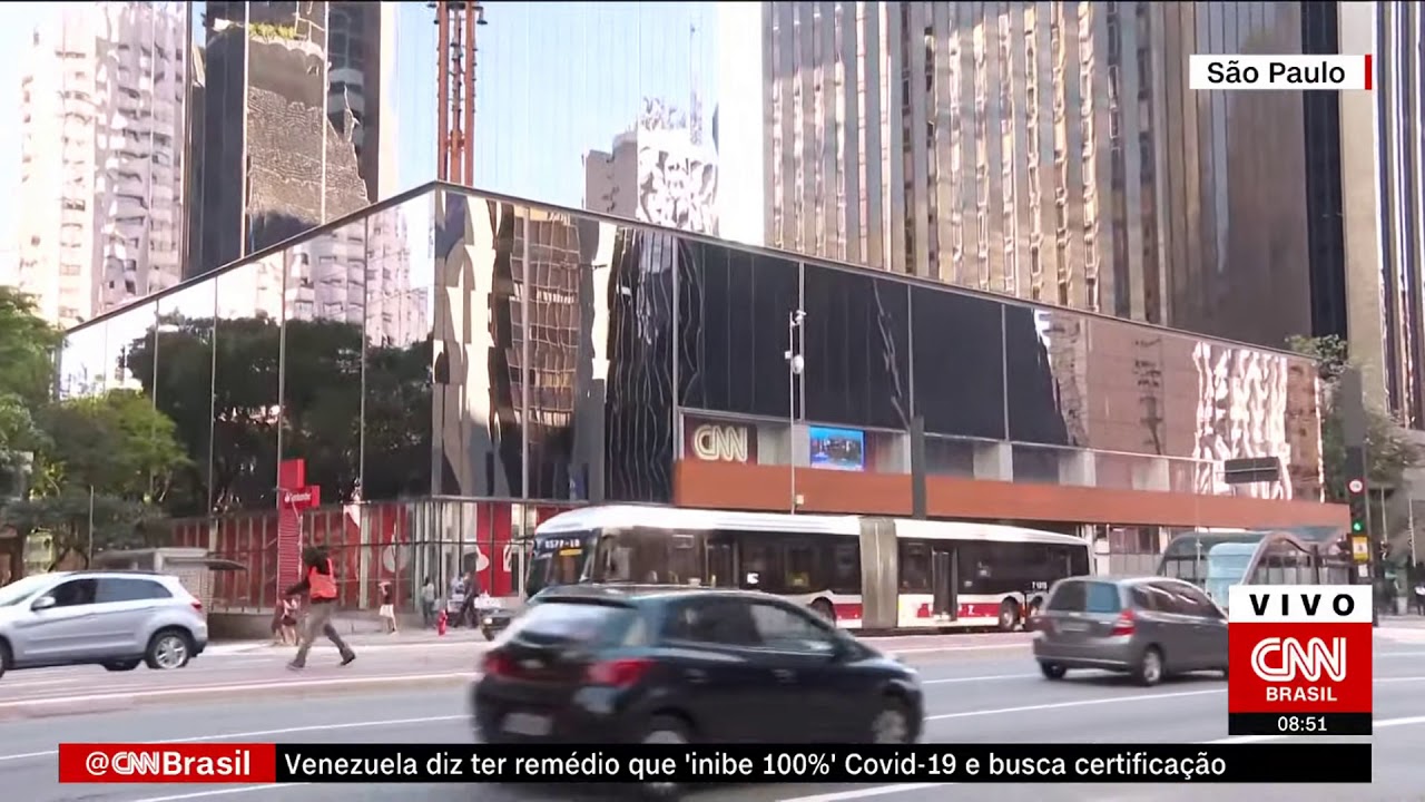 Passagem de bloco do "Novo Dia" com imagens da sede da CNN (28/10/20 ...