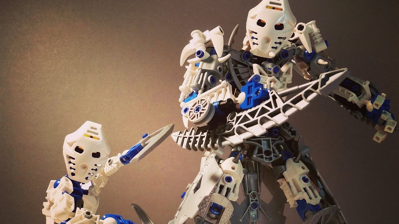 Bionicle MOCs: Valtrius Toa of Lightning and Scout - YouTube