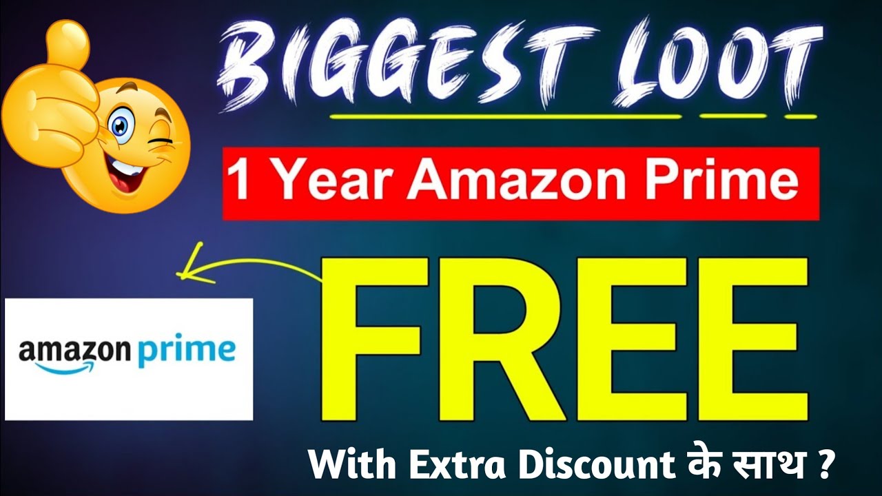 Free 1 Year Amazon Prime Membership With Extra Discount|Free Prime ...