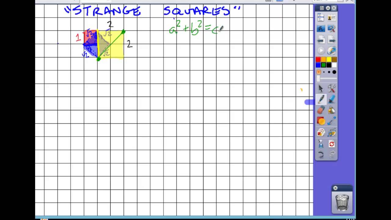 Strange Squares (45 45 90 Triangles) - YouTube
