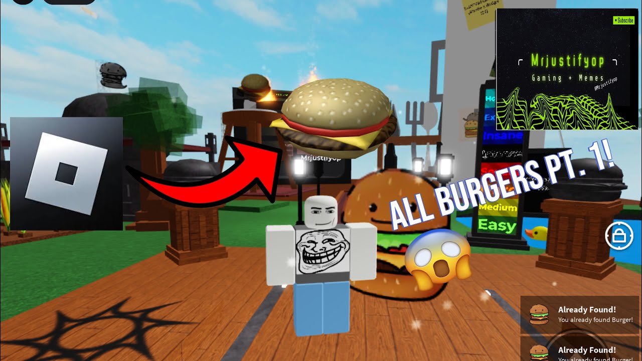 I found troll burger, crab burger, template burger and more! (Finding ...