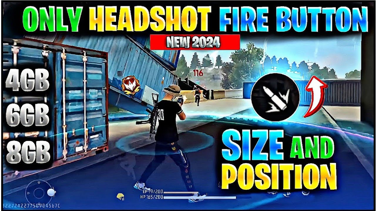 BEST FIRE BUTTON SIZE AND POSITION || FREE FIRE MAX HEADSHOT FIRE ...