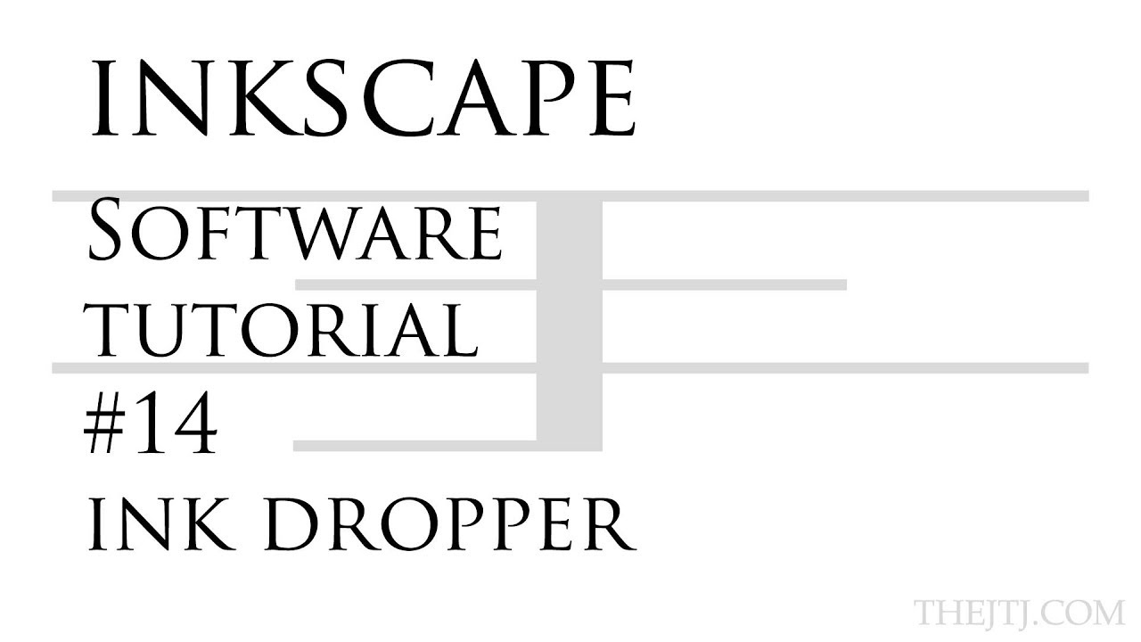 Inkscape Tutorial #14 Ink Dropper - YouTube
