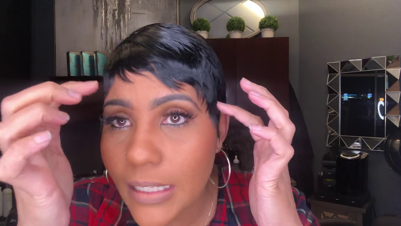 Part 2 “ How to Mold and Style your “ Ms.Sass” Wig Unit or Short Hair ...