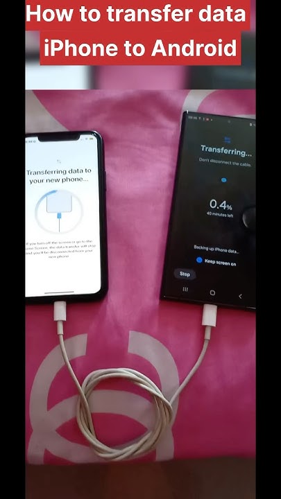 iPhone to Android Data Transfer - YouTube