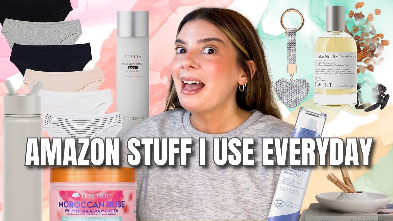 10 THINGS FROM AMAZON I USE EVERYDAY - YouTube