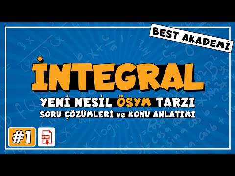 İntegral #1| Konu Anlatımı ve Öğreten Soru Çözümleri | PDF | AYT 2021 | #integral​ #ayt​ #matematik