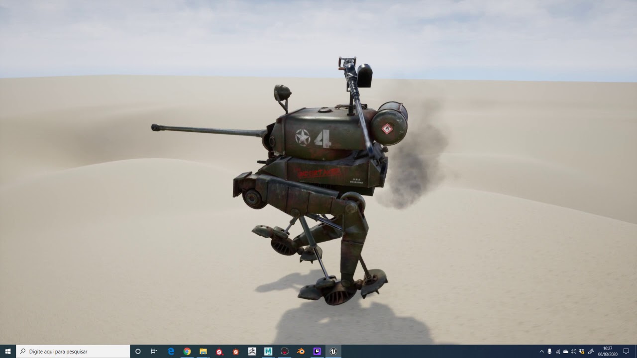 Unreal Engine Tank test - YouTube