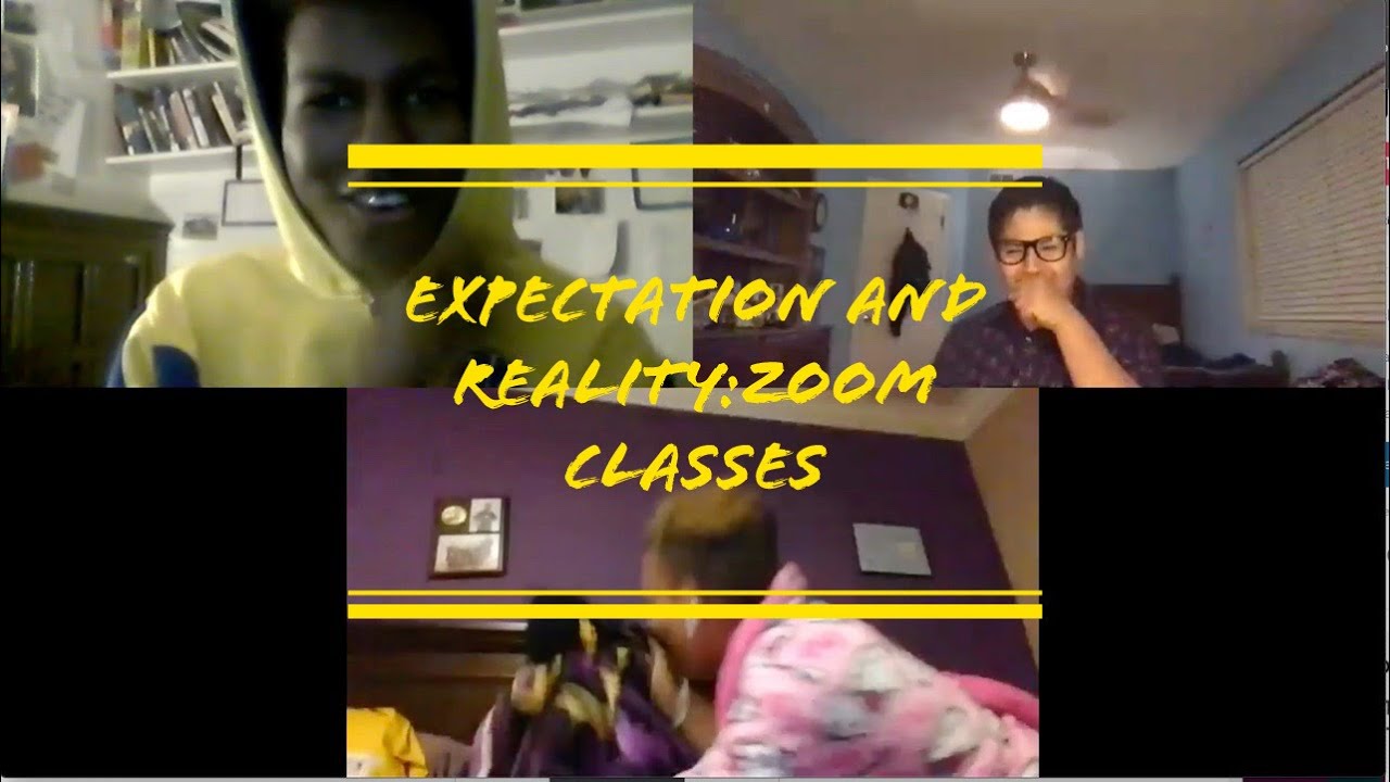 Expectation Vs Reality Zoom Classes - YouTube