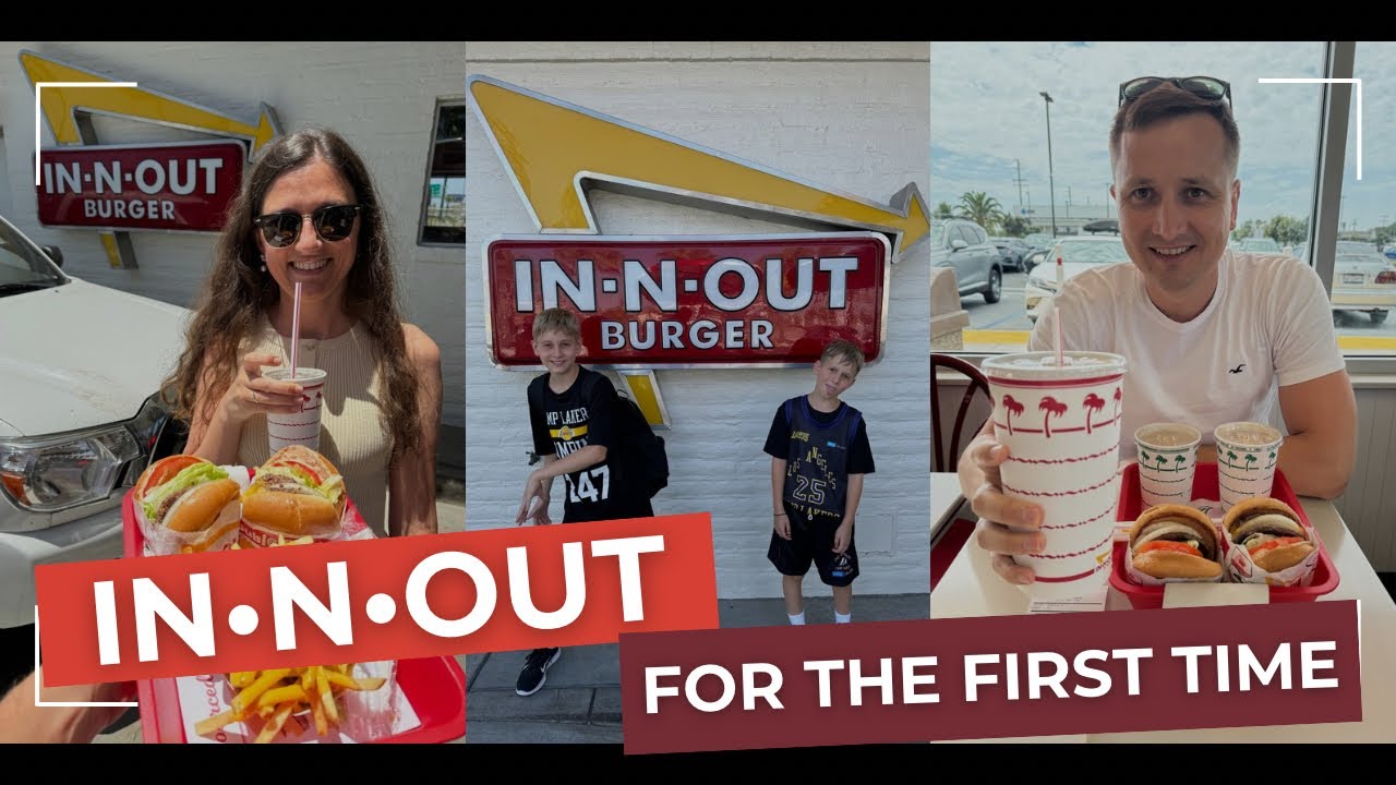 [🔝 RATED] In-n-out Burger | First time experience | Europeans in ...