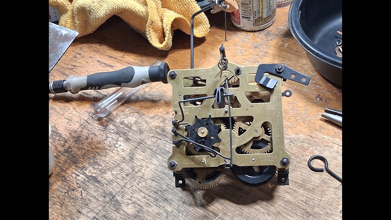 How to assembly a Regula 34 8 day movement and showing function tests ...